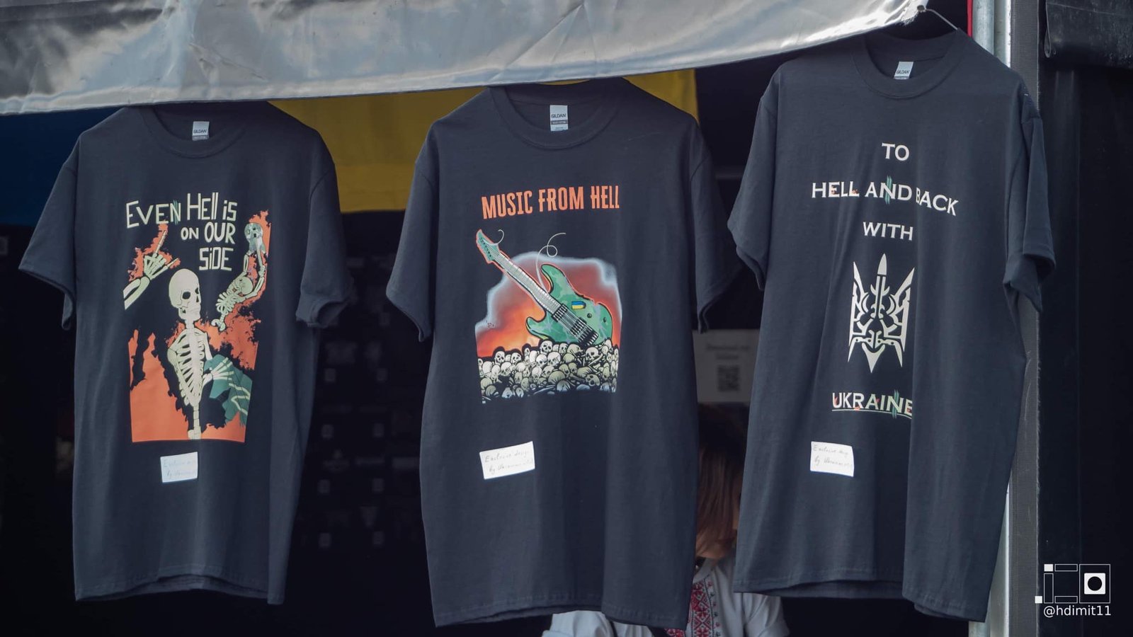 Unikke t-shirts til Copenhell › Bevar Ukraine